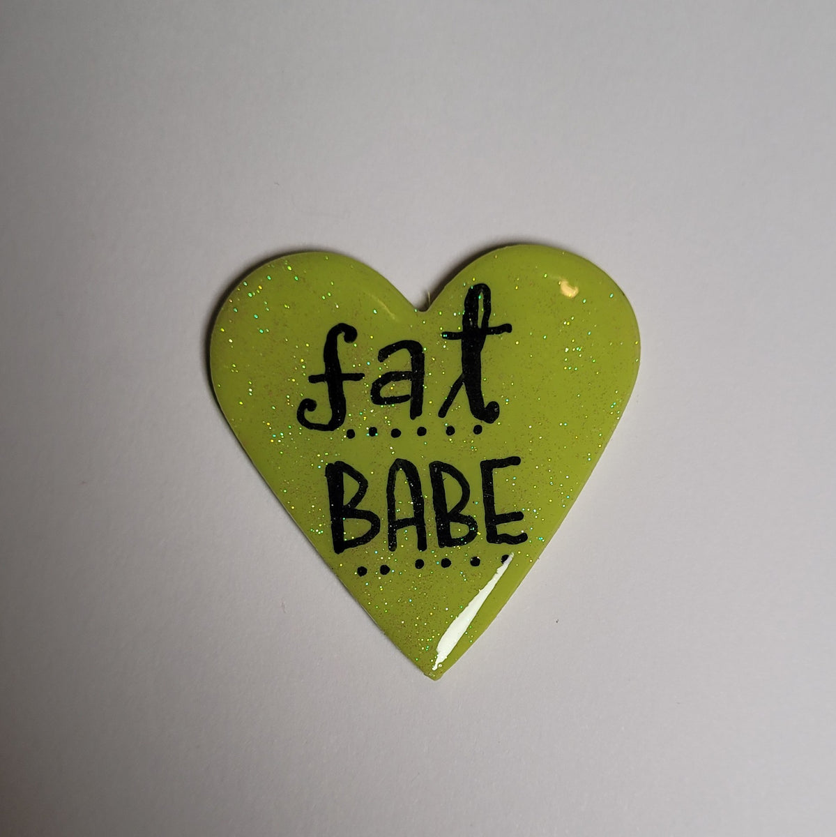 Fat Babe Pin – The Crafty Queer