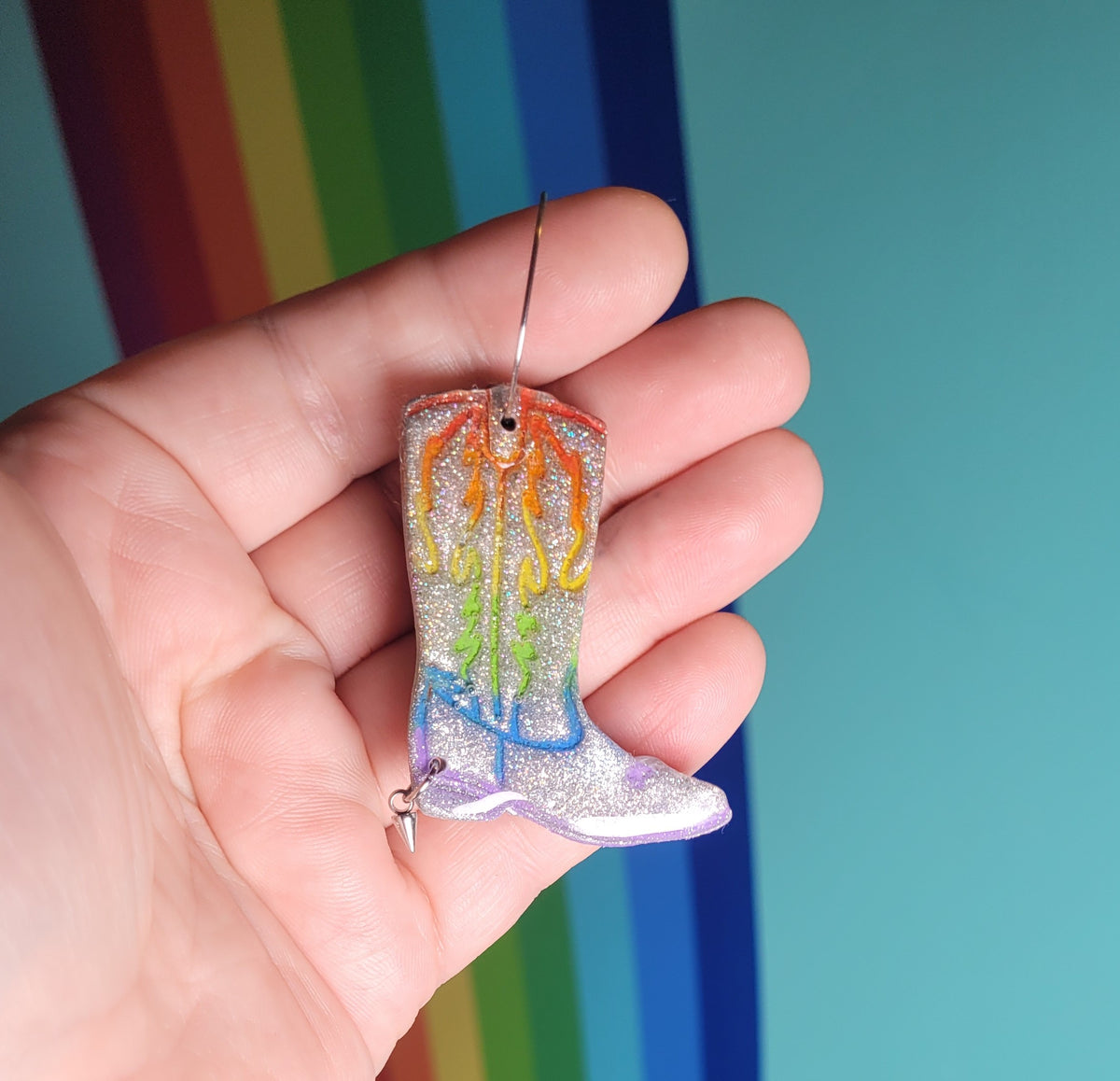 Rainbow Rodeo Hoops – The Crafty Queer