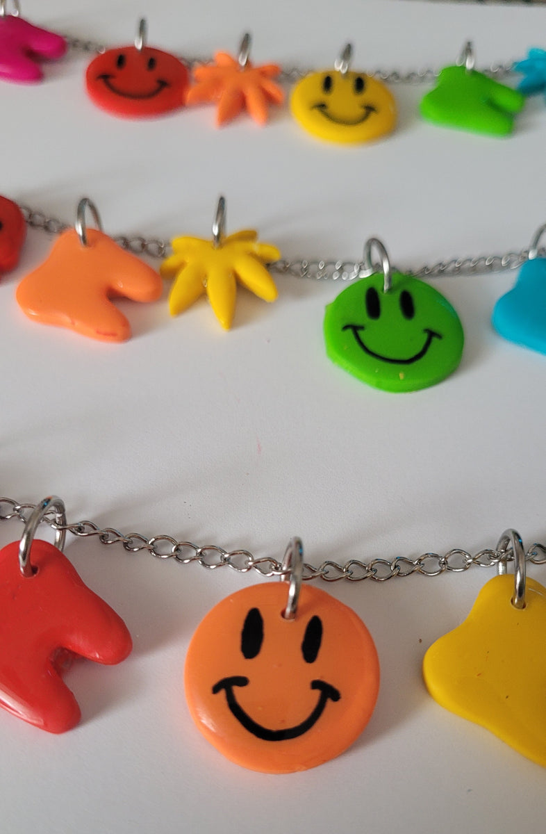 Rainbow Chaos Charm Necklace – The Crafty Queer